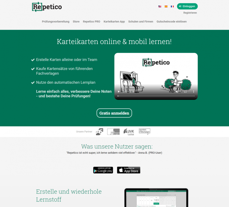 4 Karteikarten Apps für Desktop & Smartphone