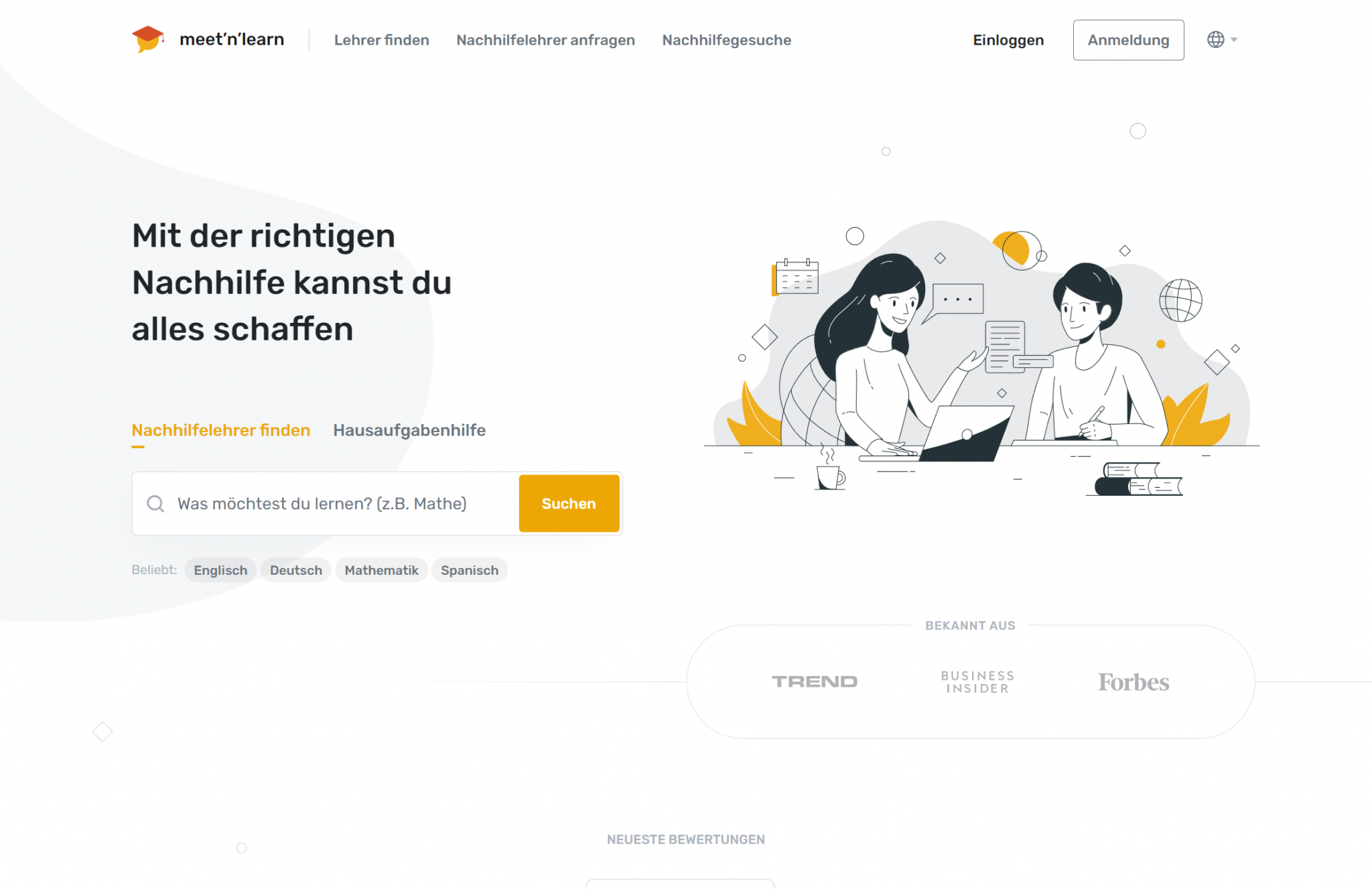 Nachhilfe in Wien finden - Preise und Angebote im Überblick
